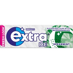 EXTRA Spearmint Chewing Gum Sugarfree Large Bottle 90 Pieces | Extra
