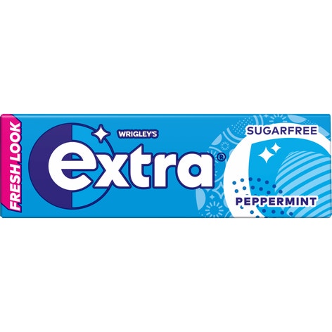 EXTRA Peppermint Chewing Gum Sugarfree 10 Pieces | Extra