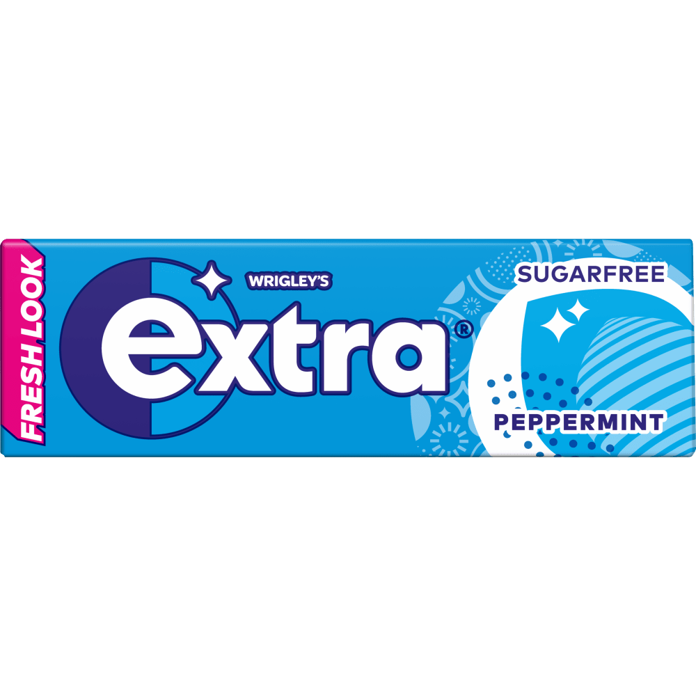 EXTRA Peppermint Chewing Gum Sugarfree 10 Pieces | Extra
